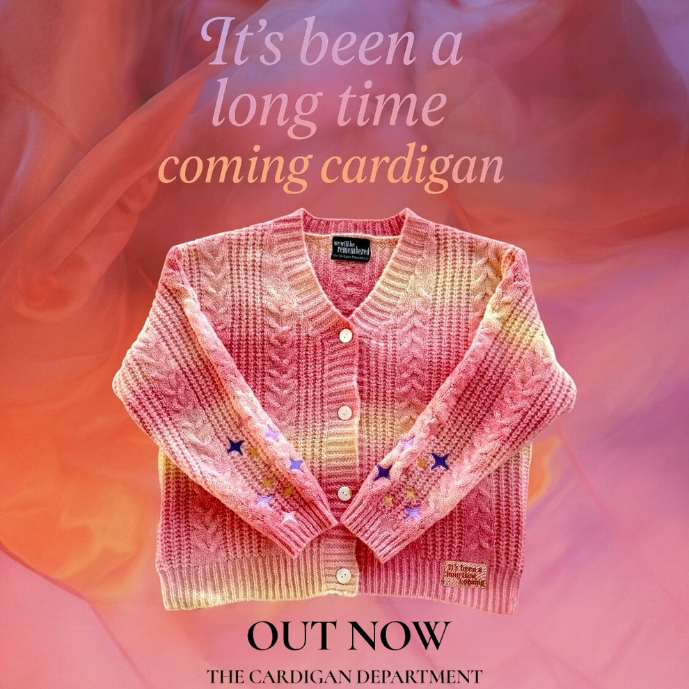 It’s Been A Long Time Coming Gradient Cardigan – The Cardigan Department